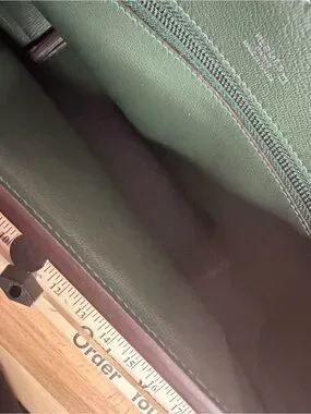 Bags | Dark Green Tophandle Malachite 2424 21 Genuine Crocodile Touch ...